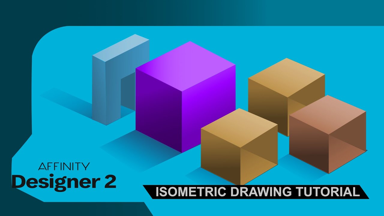 How to create Isometric Drawings in Affinity Designer v2 - YouTube