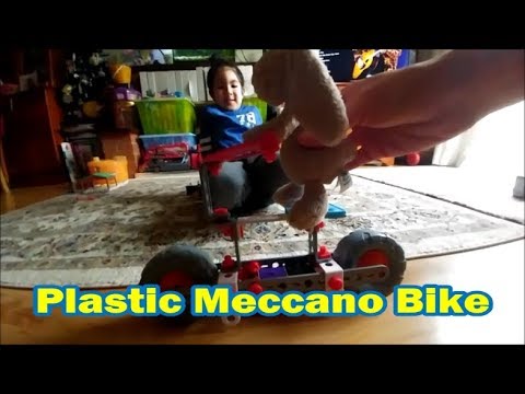 Plastic Meccano Bike for Rabbit - YouTube