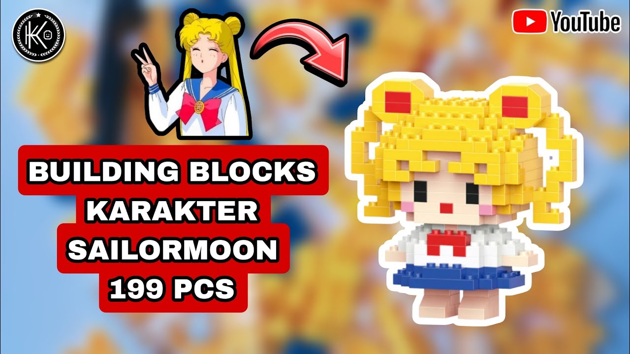 TUTORIAL MERAKIT LEGO BRICKS MINI | SAILORMOON | BUILDING BLOCKS - YouTube