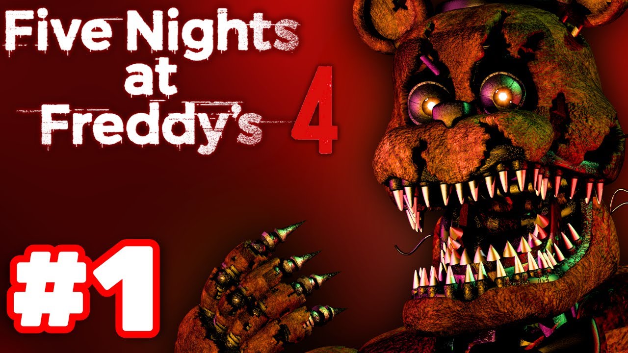 Five Nights at Freddy's 4 - Part 1 - Gameplay - (Night 1 & 2) The ...