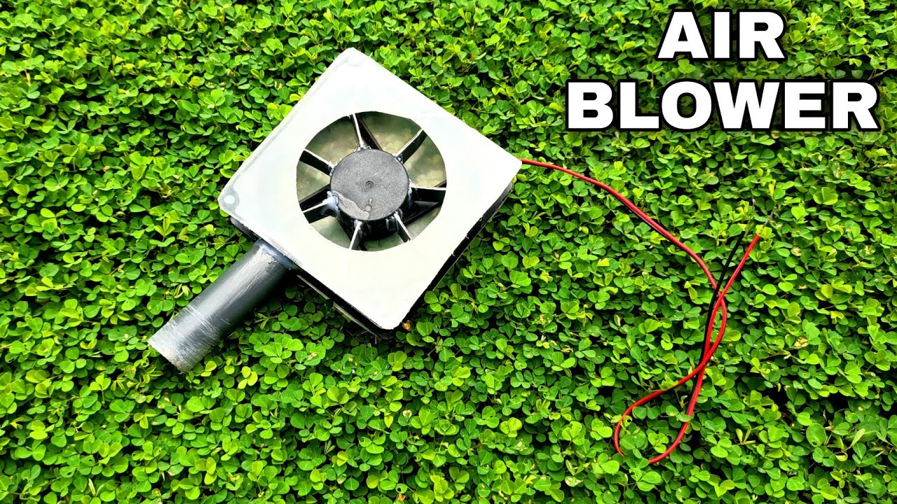 How To Make Powerful Air Blower From DC Motor At Home | Stove blower ...