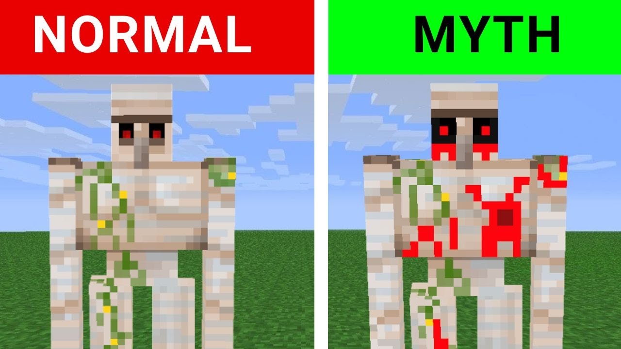 Testing minecraft myths that are actually real || minecraft myths - YouTube