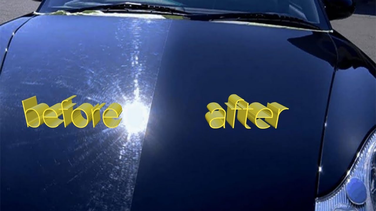 Cara mudah menghilangkan watermark di cat mobil-remove watermark polish ...
