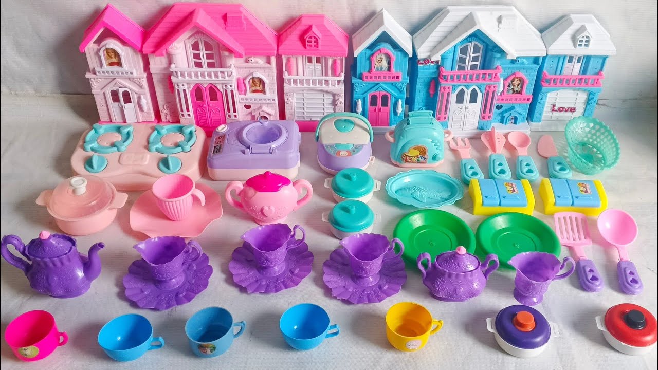 5 Minutes Satisfying With Unboxing Hello Kitty Sanrio Kitchen Set ...