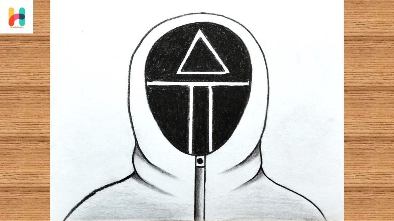 HOW TO DRAW SQUID GAME GUARD || SQUID GAME DRAWING TUTORIAL - YouTube