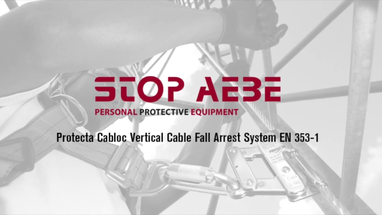 Cabloc fall arrest system - user instructions - YouTube