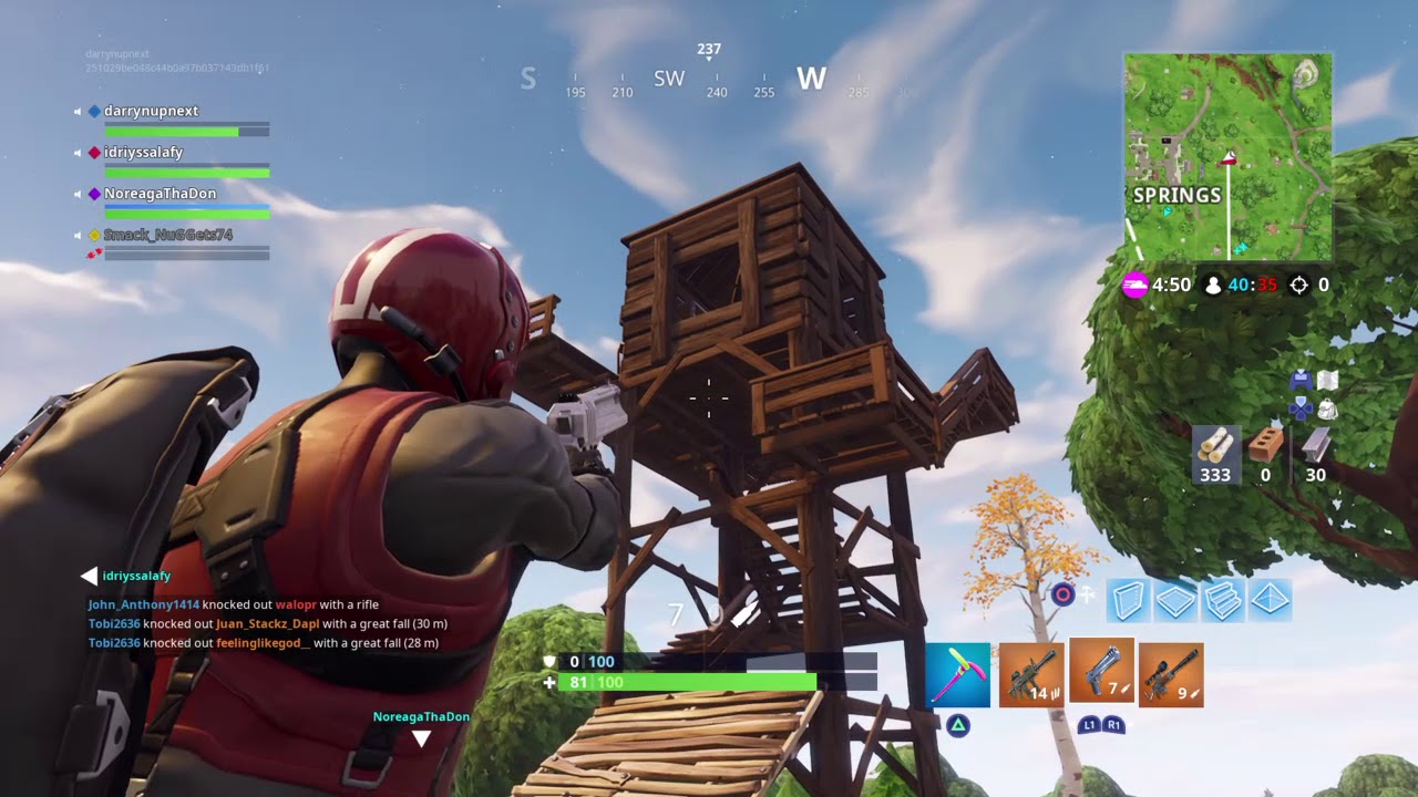 Fortnite wingman skin gameplay - YouTube