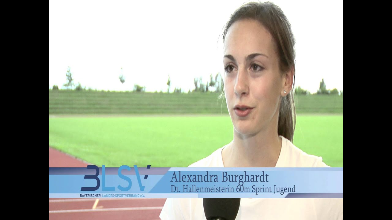 Portrait Alexandra Burghardt Leichtathletik - YouTube