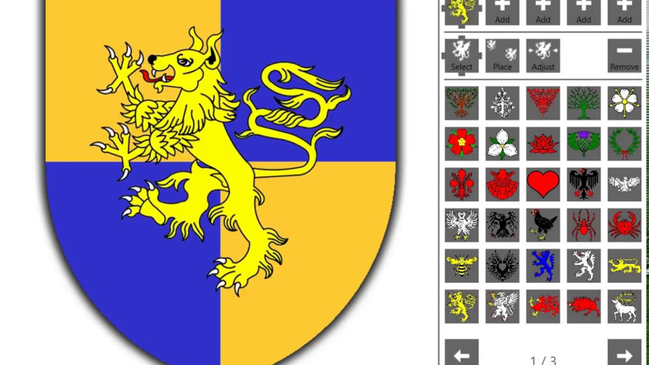 Heraldry - How to make a shield - YouTube
