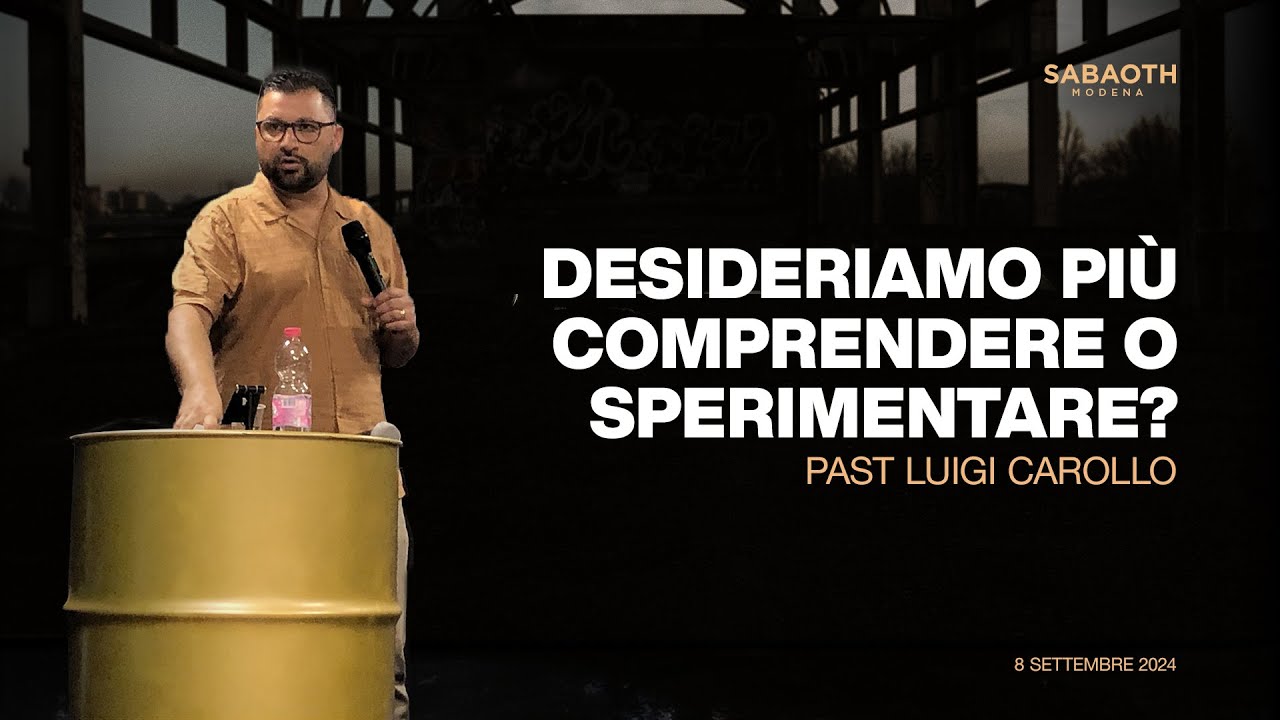Domenica Gospel | Desideriamo più comprendere o sperimentare? - Past ...