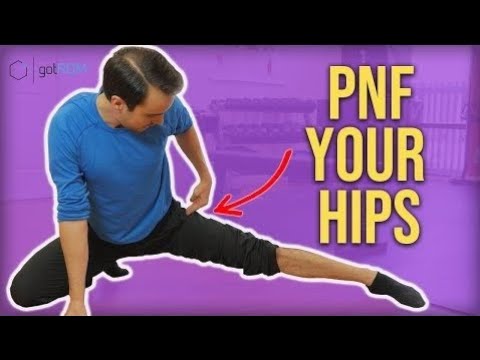 PNF STRETCHING FOR HIP IMPINGEMENT! - YouTube
