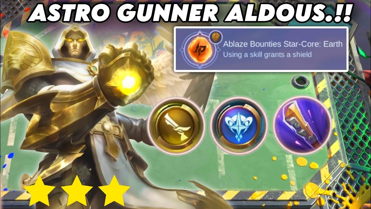 ALDOUS ASTRO GUNNER.!! BURST CRITICAL.!! MAGIC CHESS MOBILE LEGENDS ...