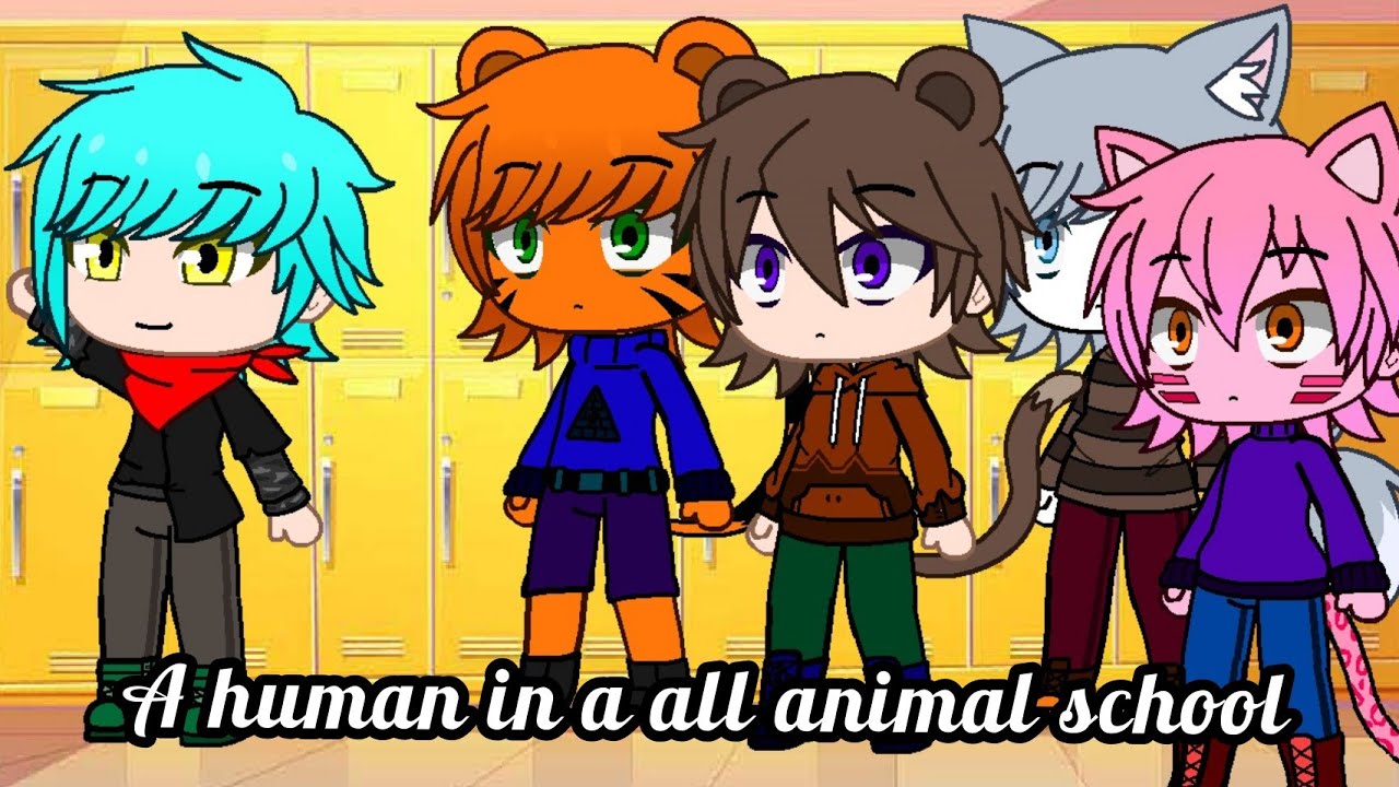 a human in a all human school - YouTube