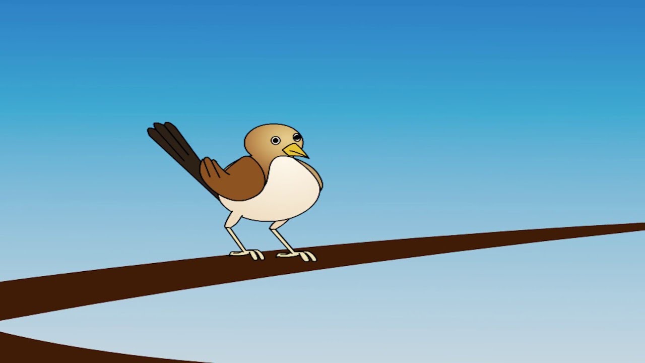 Sparrow Rhyme in Hindi For Kids | Bird Rhymes For Kids | गौरैया कविता ...