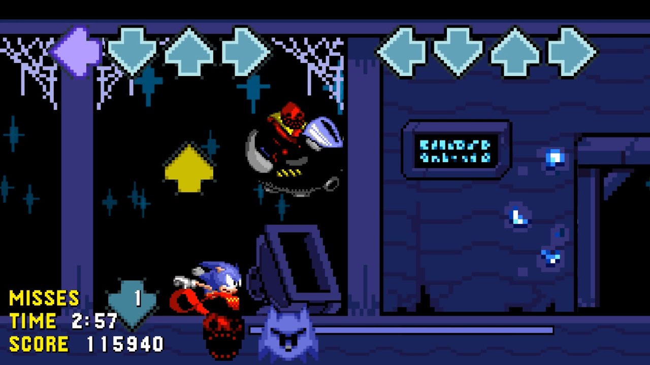 FNF: Waterfall over Prey / "Prey" But with an Undertale background ...