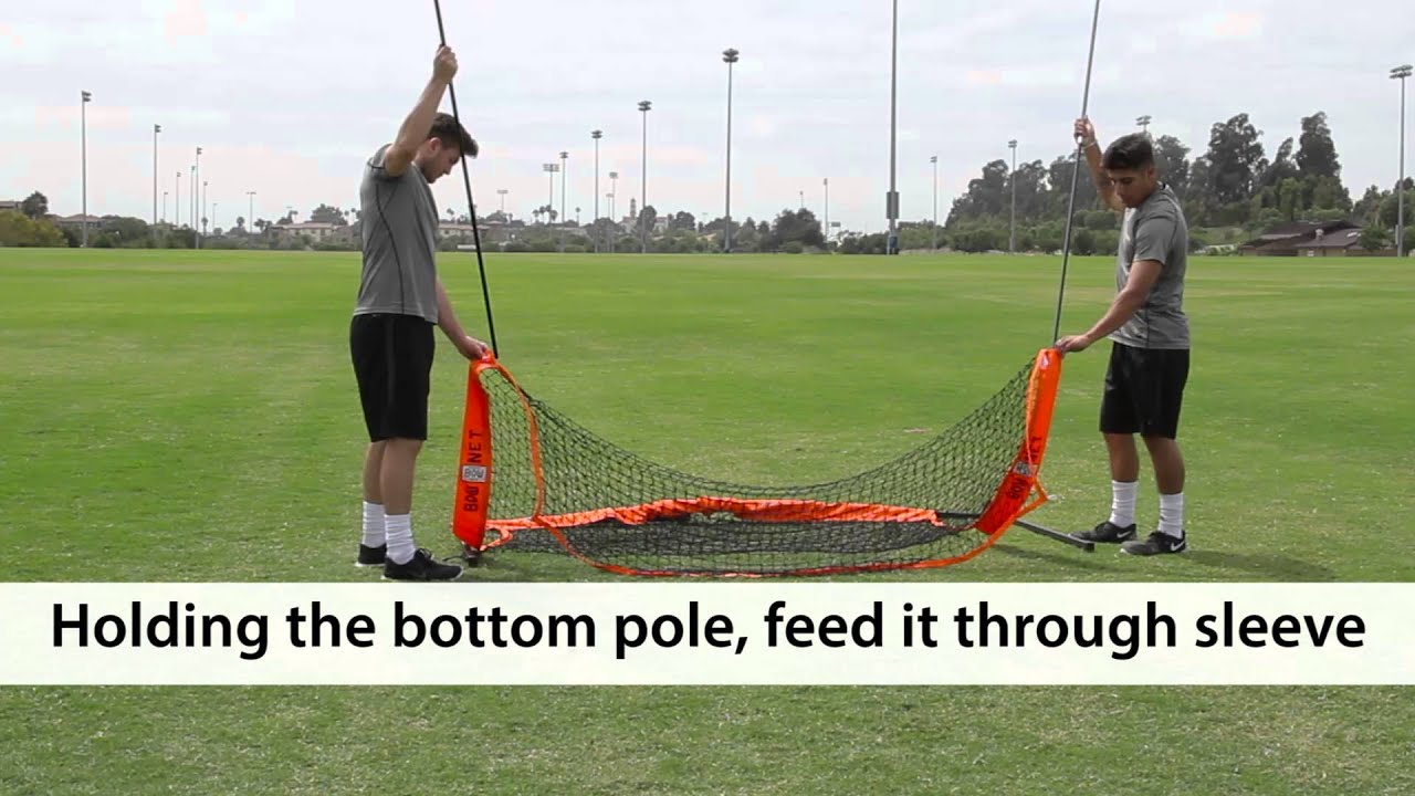 Bownet 8x8 Barrier Set Up Video - YouTube