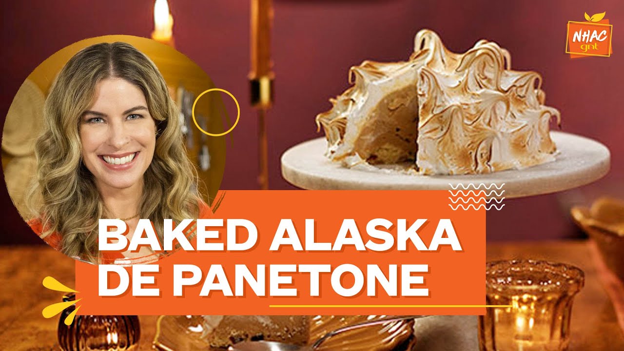 BAKED ALASKA: sobremesa fácil de panetone com sorvete e merengue | Rita ...