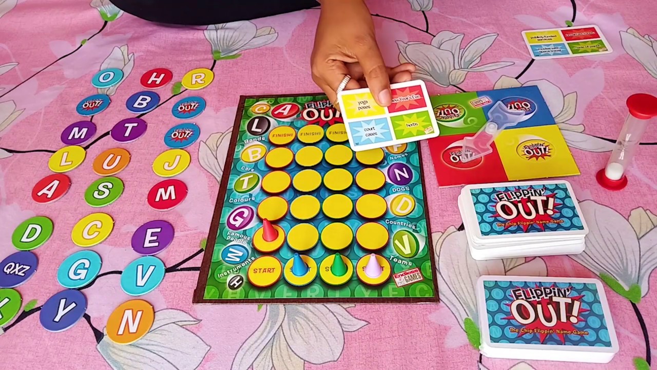 How to play Funskool Flippin Out game in hindi - YouTube