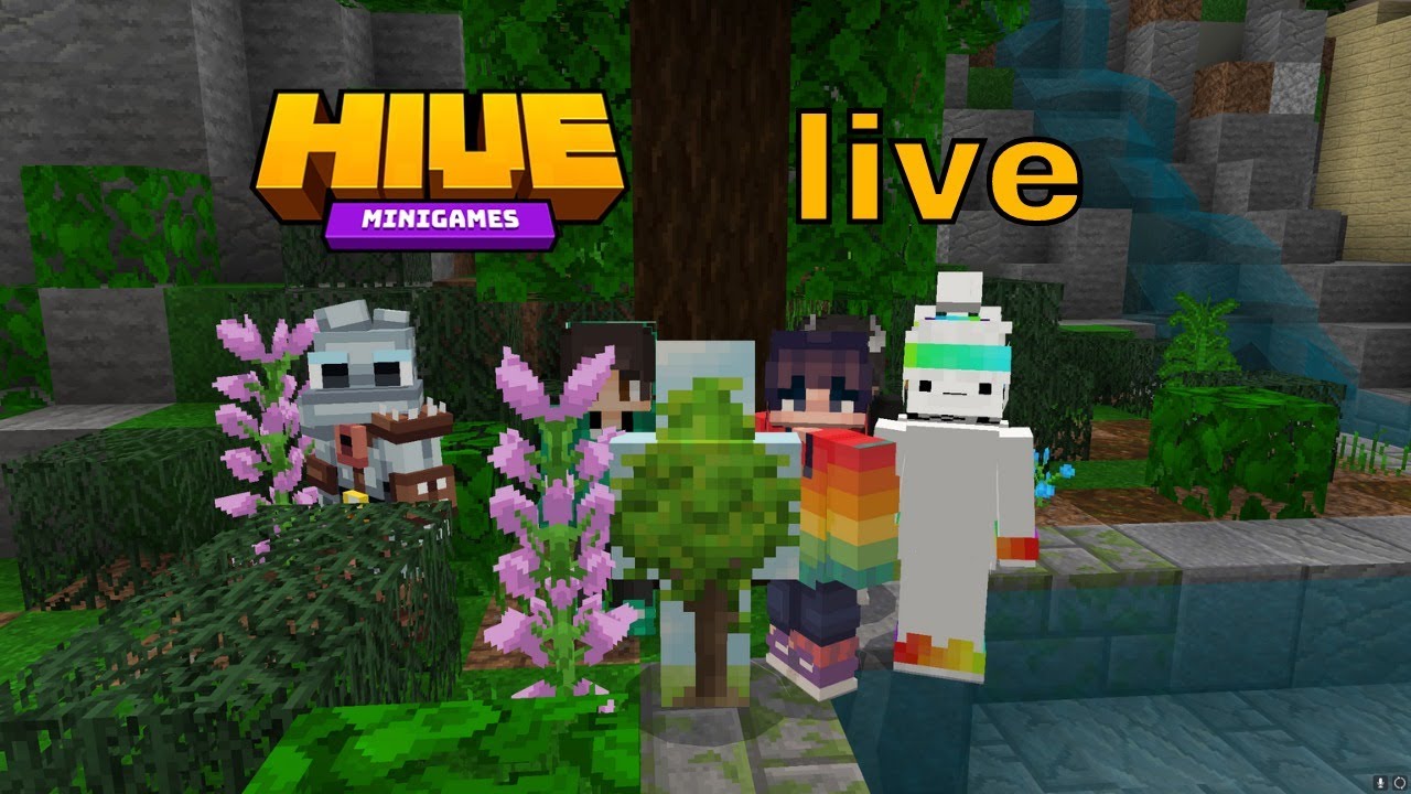 Hive Minigames, but Tree (Hive Minecraft Live) - YouTube