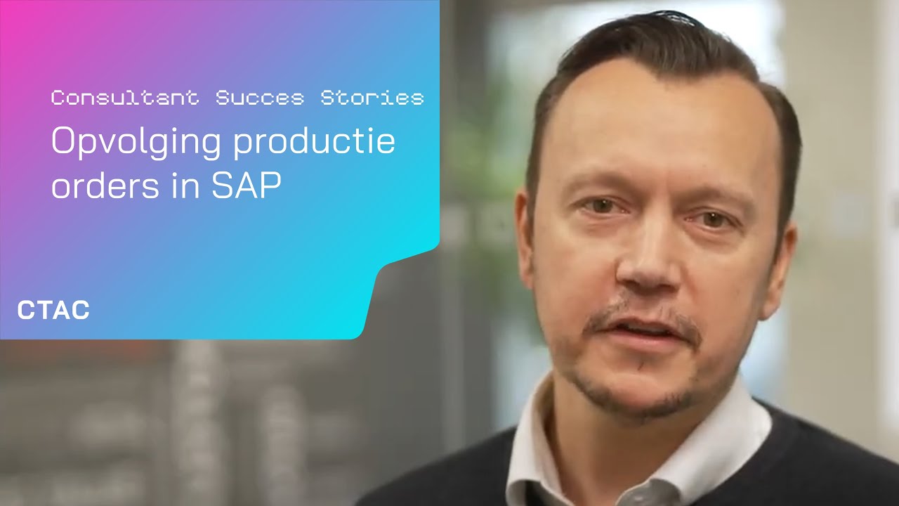 Opvolging productie orders in SAP - YouTube