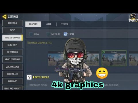 How to graphic settings Codm_how do graphics settings COD mobile_high ...