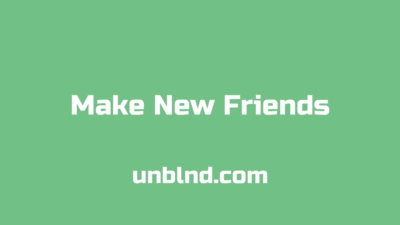 UNBLND App - YouTube