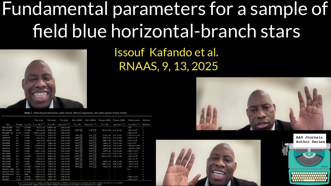 AAS Journal Author Series: Issouf Kafando on 2025RNAAS...9...13K - YouTube