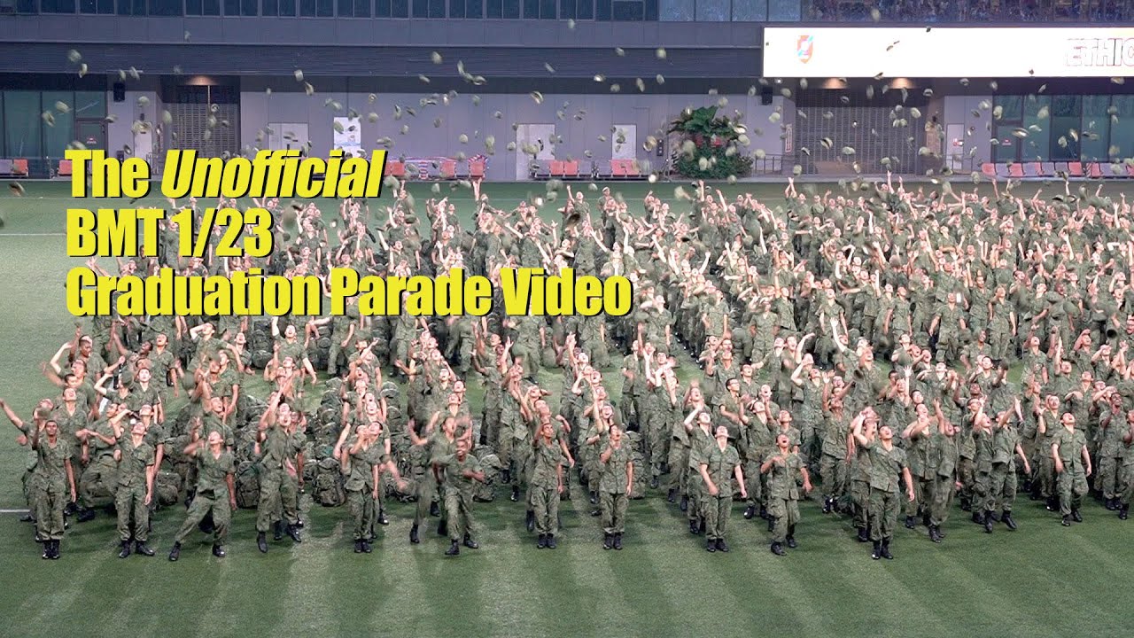The Unofficial BMT 1/23 Graduation Parade Video | National Service ...