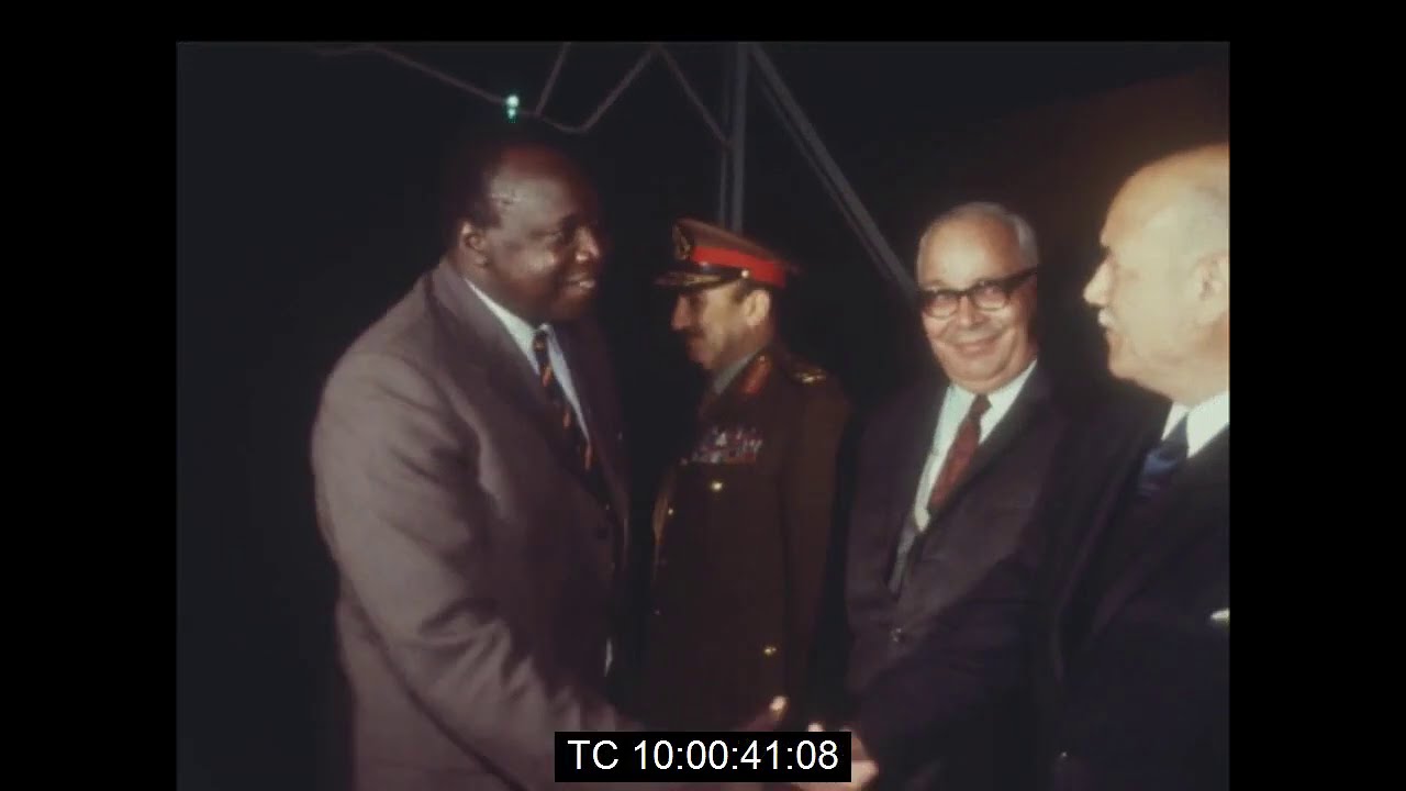 General Idi Amin, President of Uganda Meeting Egypt's Military ...