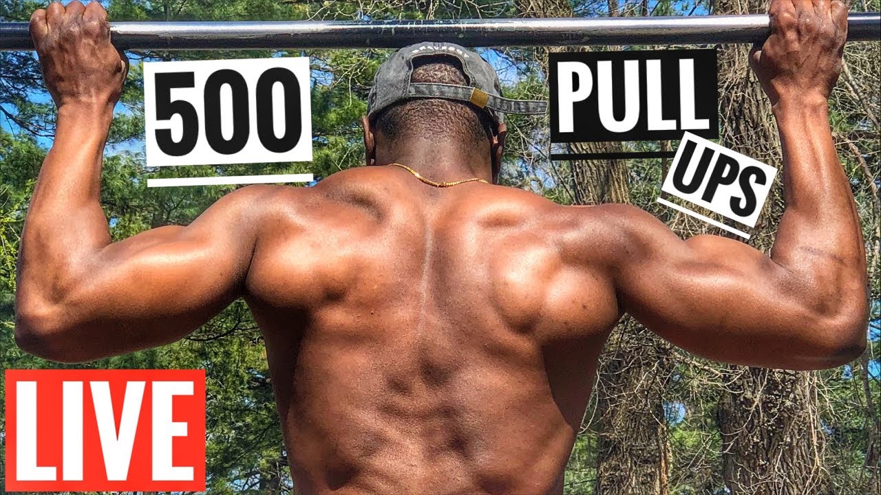 500 Pull ups | Home Back Workout No Weights - YouTube