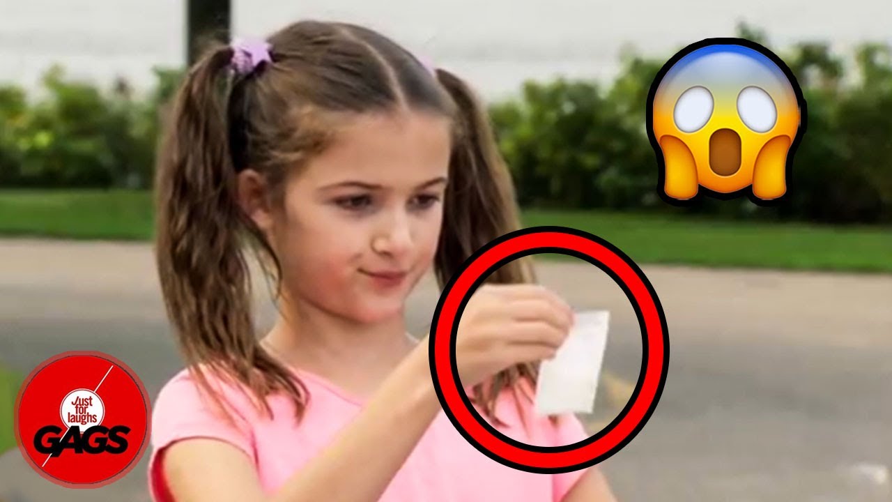 Little Girl Caught Dealing | Just For Laughs Gags - YouTube