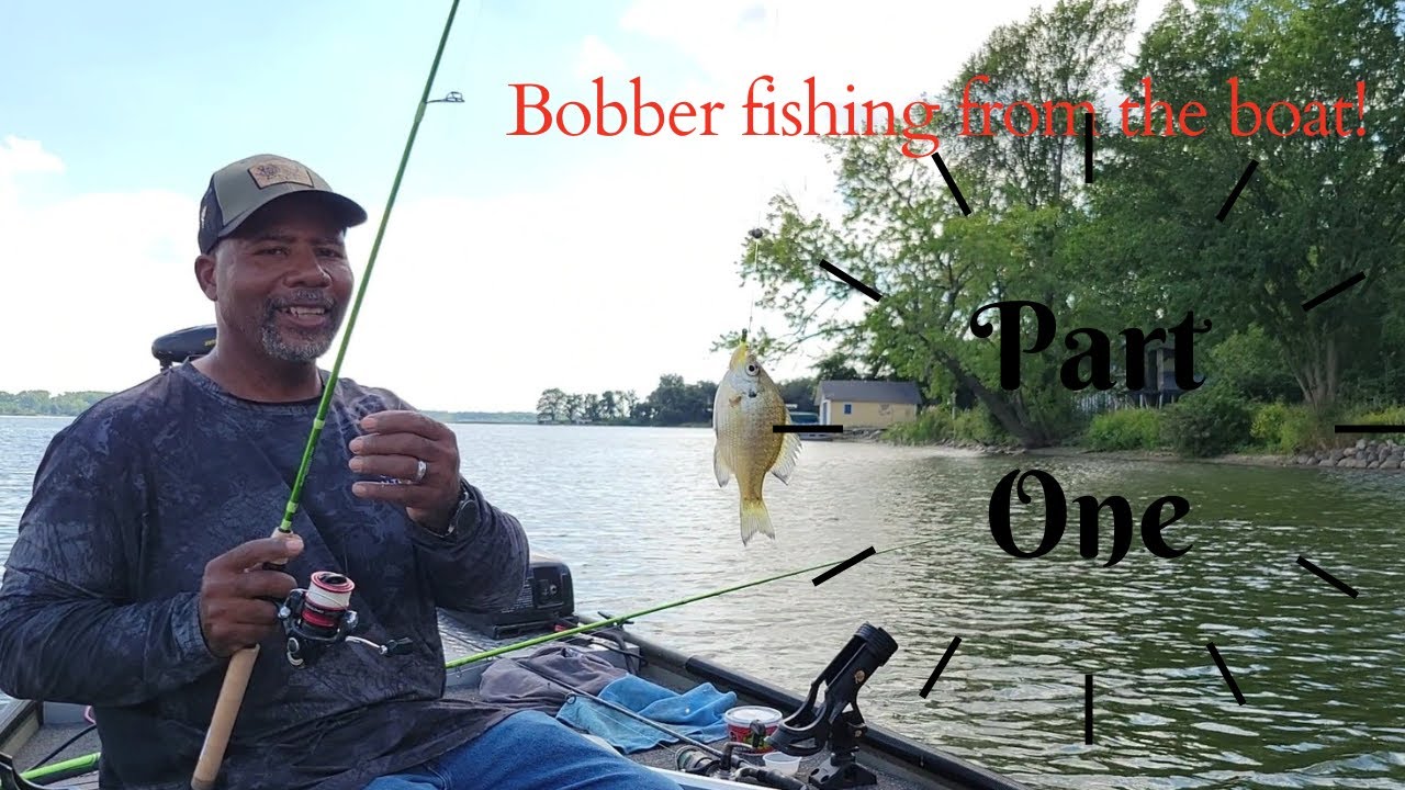 Bobber fishing from the boat! (Part 1) - YouTube