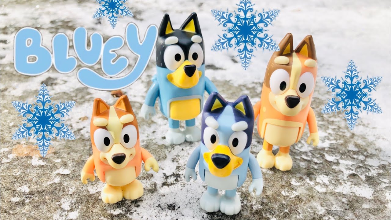 💙 BLUEY Toys ️ COLD DAY Mickey Mouse Ice Craft Ornaments Video - YouTube