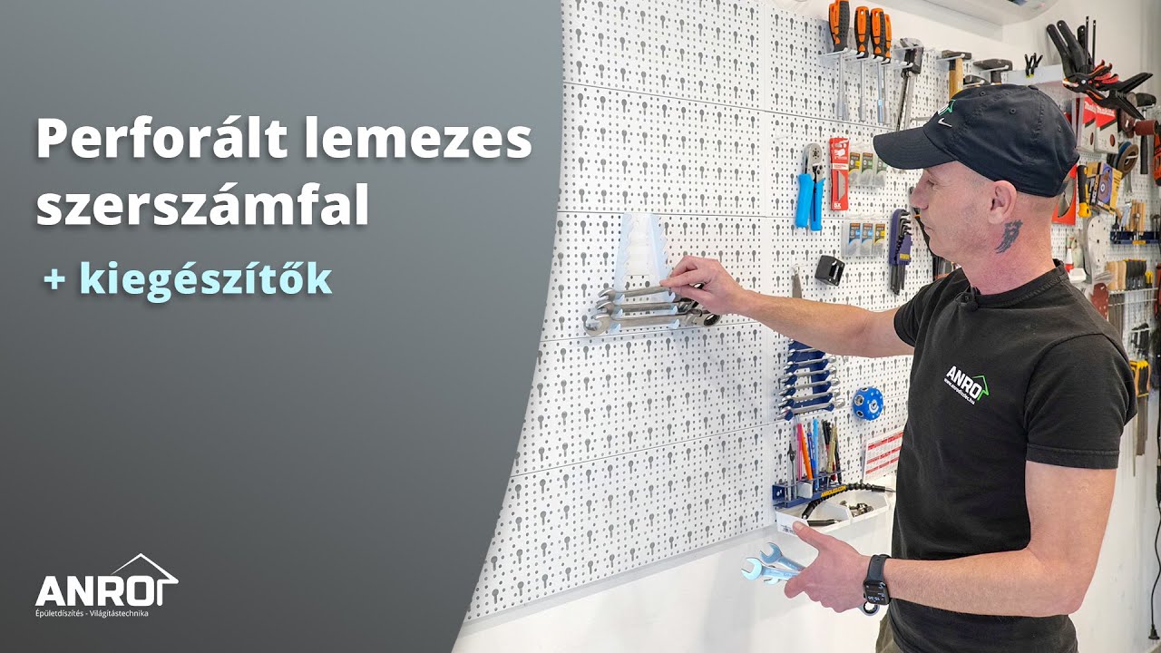 Perforált szerszámfal műhelybe, garázsba - A szerszámtartó fal ...