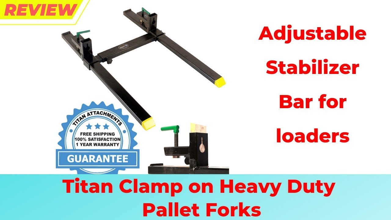 Titan Clamp on Pallet Forks Review 2019 - YouTube