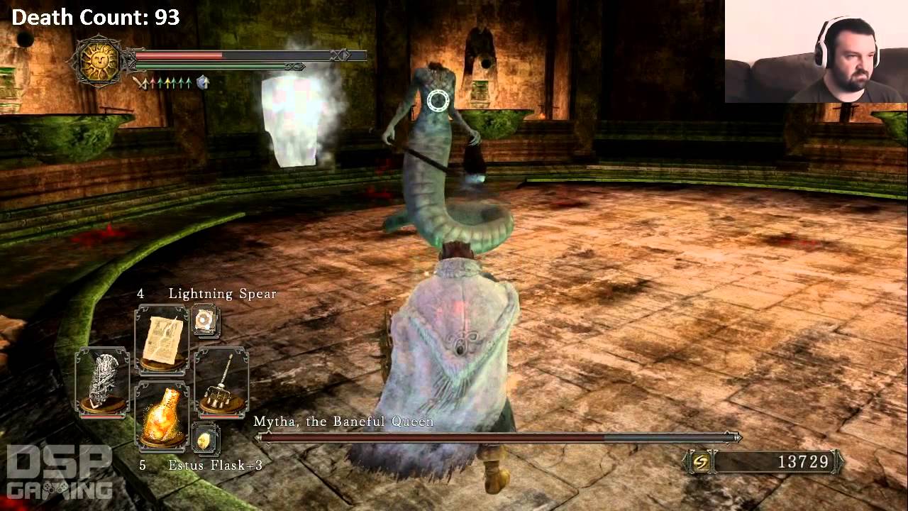 Dark Souls II playthrough pt110 (Mytha, the Baneful Queen Boss) - YouTube