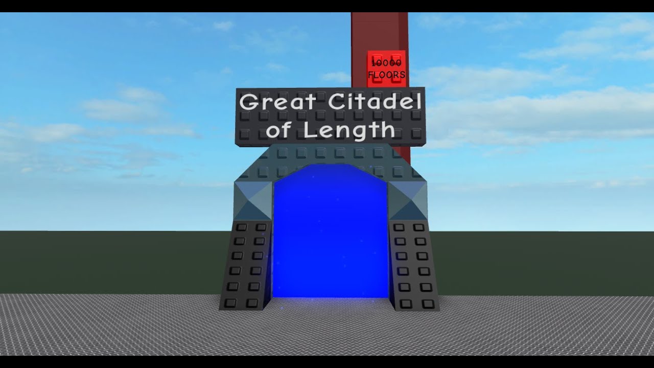"jumping" off the top of the Great Citadel of Length - YouTube