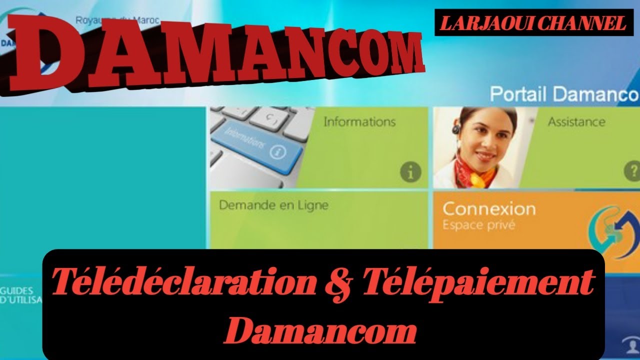 Télédéclaration & télépaiement Damancom - YouTube