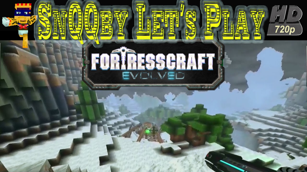 Fortresscraft Evolved - Voxel Game - SnQQby Let's Play #1 "Tutorial ...