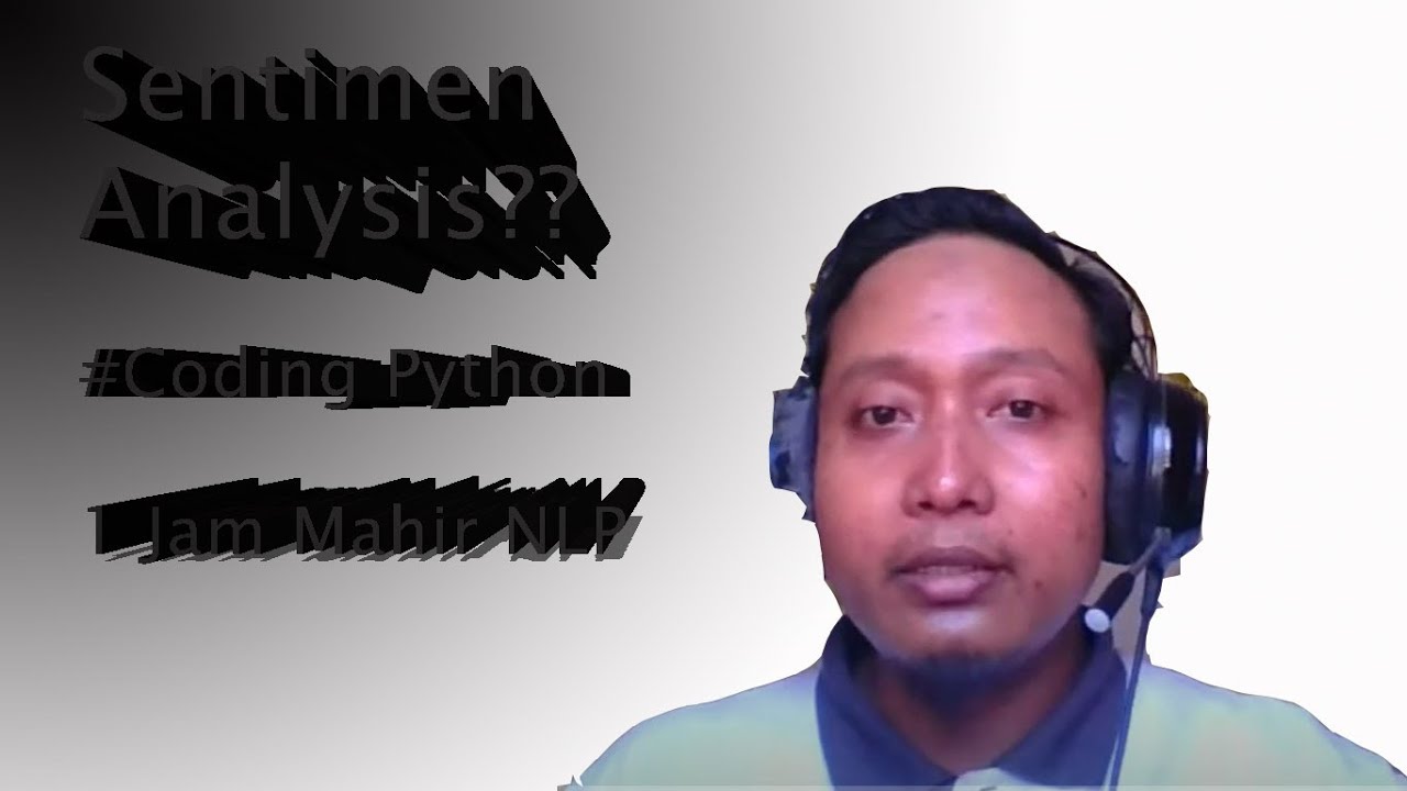 Sentimen analysis with python - YouTube