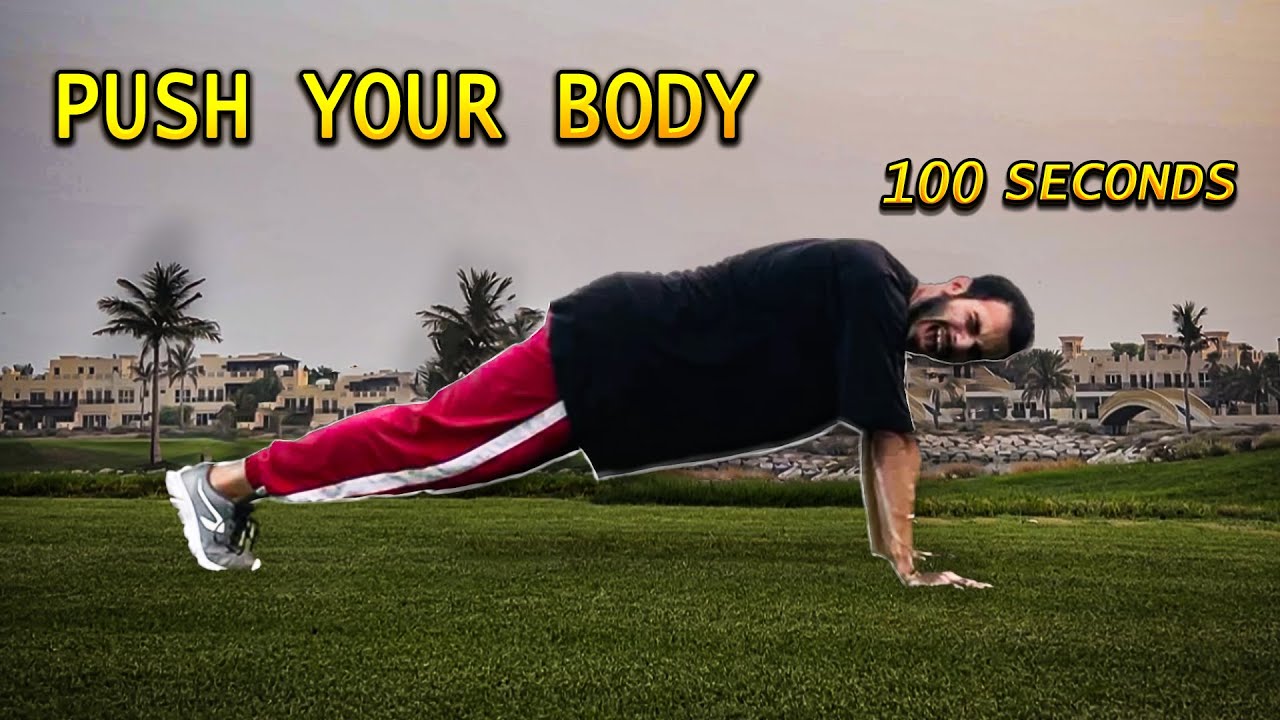 Push Up Hold Challenge : Push Your Limits For 100 Seconds - YouTube