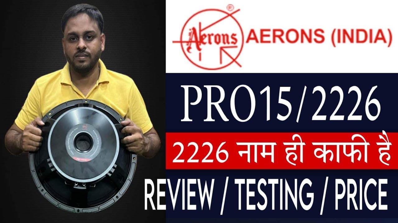 Aerons PRO15/2226 Speaker - YouTube