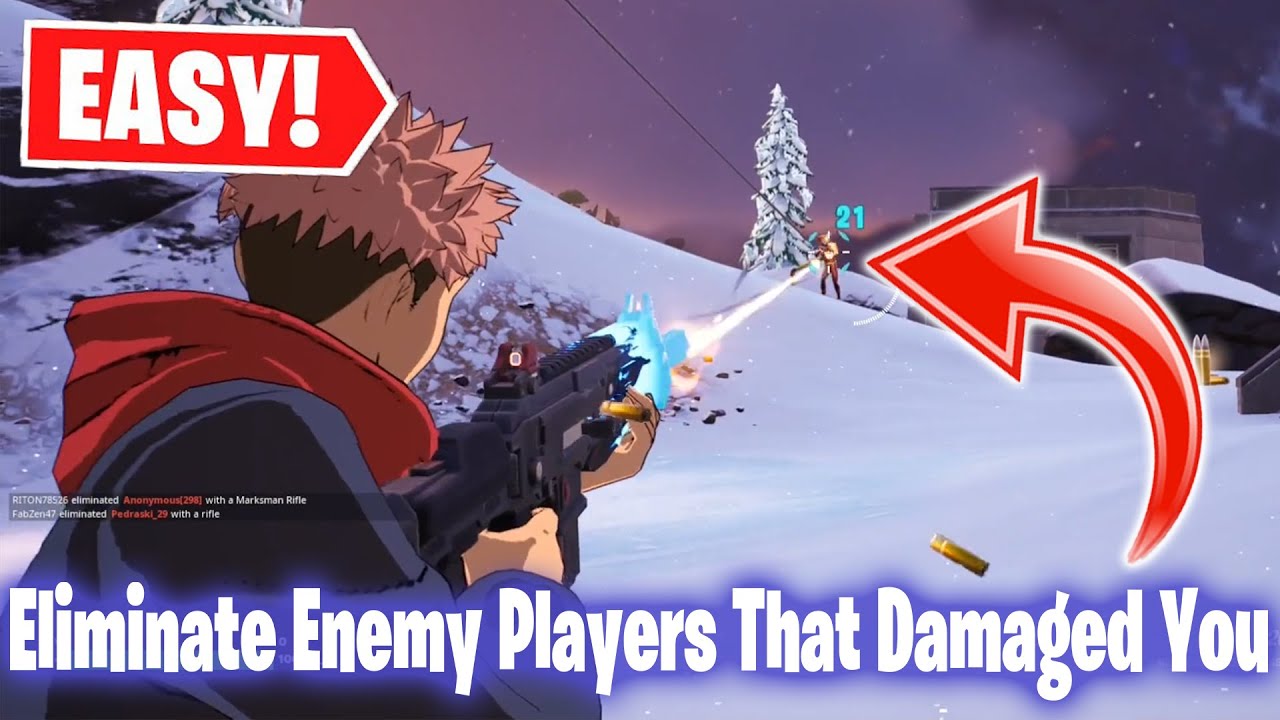How to *EASILY* Eliminate Enemy Players That Damaged You | Fortnite ...