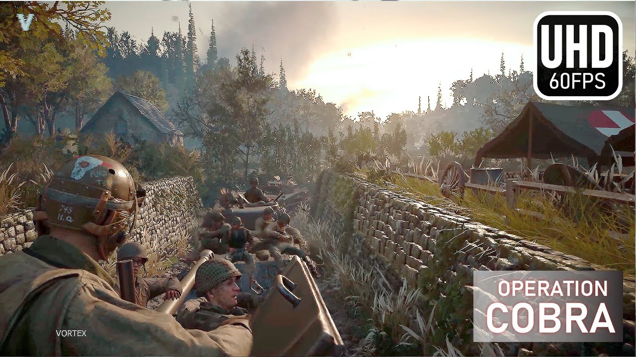 Operation Cobra WWII | Call Of Duty (2017) | Part21| No HUD | RTX 4070 ...