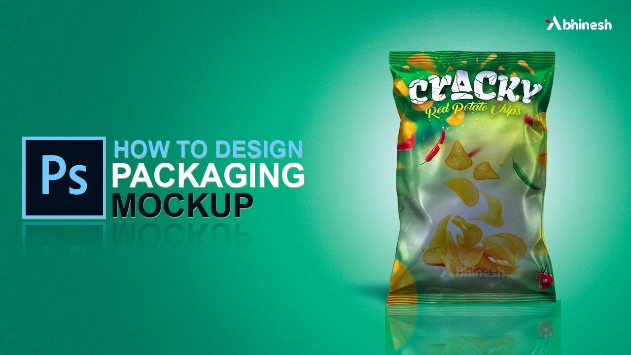 How to Design packaging mockup in photoshop | Adobe Photoshop Tutorial ...