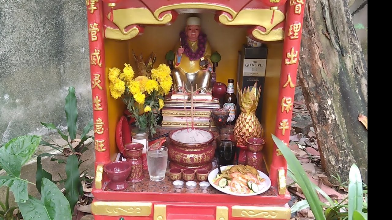 Yellow 💛 🍚 Rice | Salad 🥗 and Chicken 🍗 Curry | Datuk Gong Prayer 🕯️🙏 ...