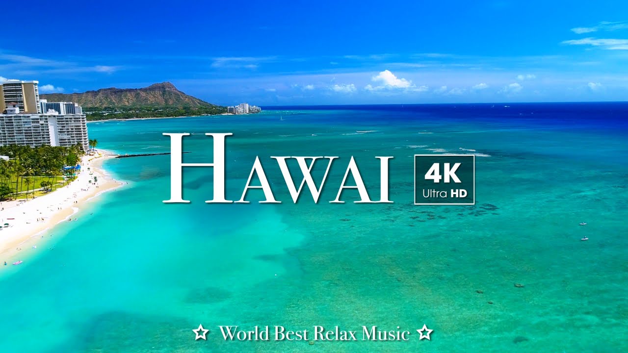 Hawaii 4K - Scenic Relaxation Film with Calming Music - YouTube