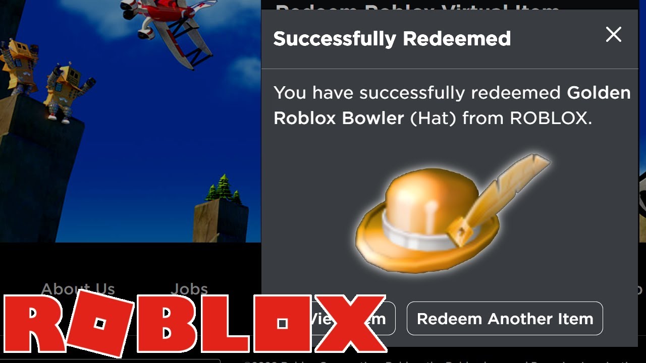 how i got the GOLDEN BOWLER on Roblox... - YouTube