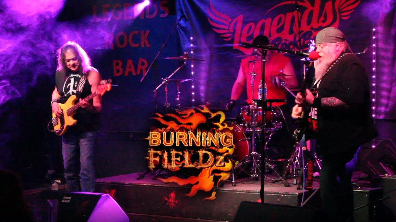 Burning Fieldz live at Legends Rock Bar - YouTube