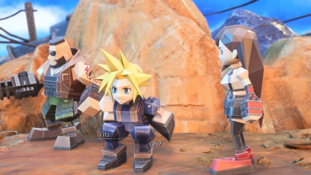 Cloud doing squats in Fort Condor FINAL FANTASY VII REBIRTH - YouTube